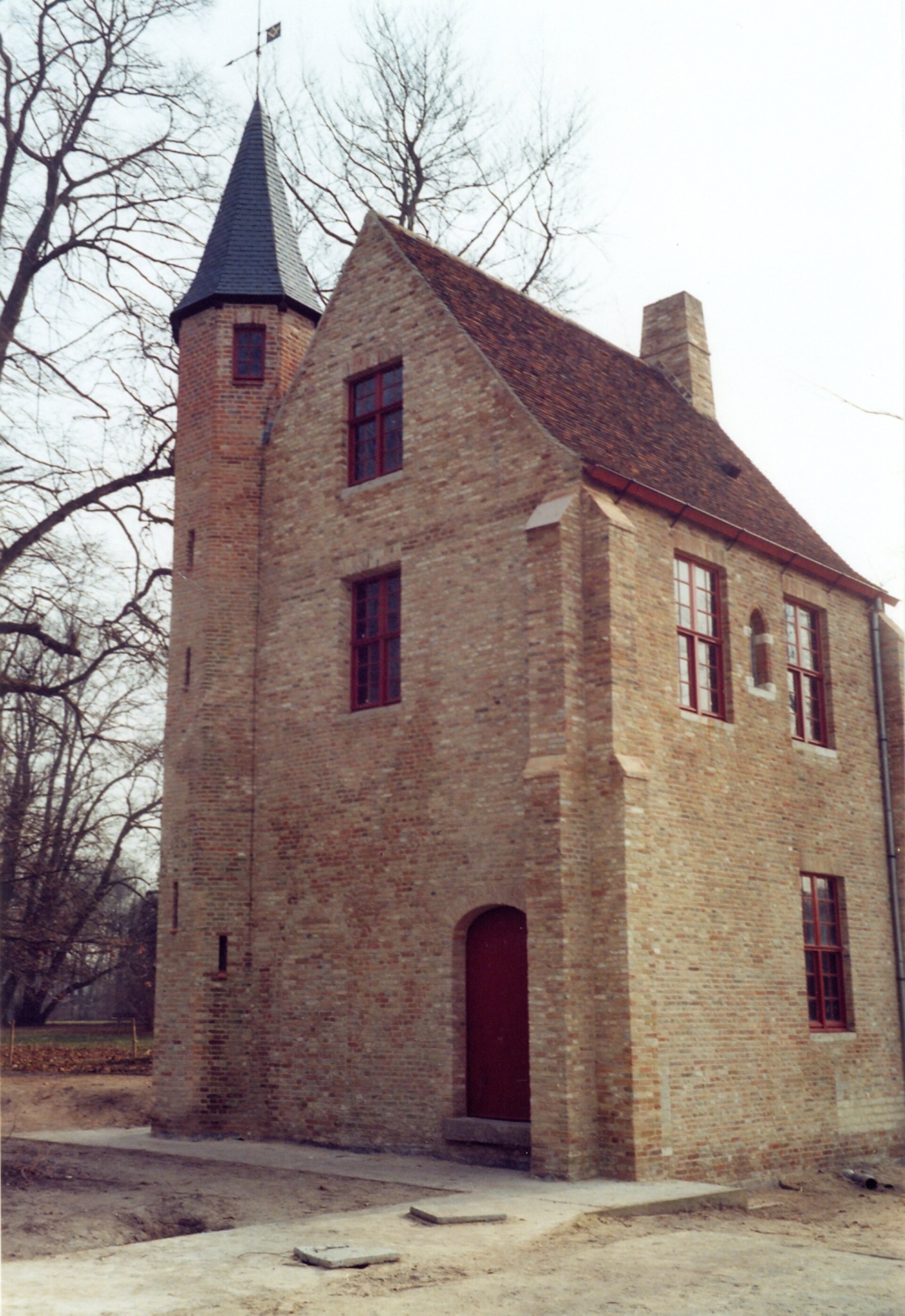 "De Rode Poort", game-keepers' house, Staint Michel near Bruges ...